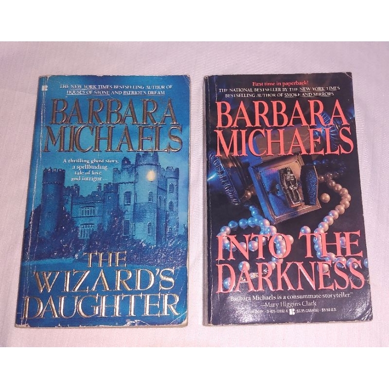 BARBARA MICHAELS. INTO THE DARKNESS, THE WIZARD'S DAUGHTER. | Shopee ...