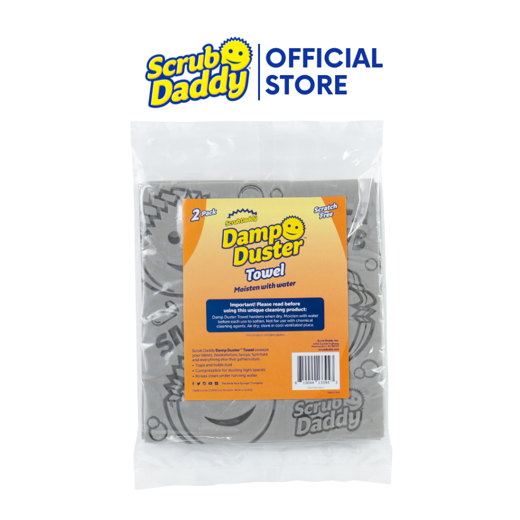 Damp Duster Towel - Durable Sponge-Like Dust Cleaner for Multisurface ...