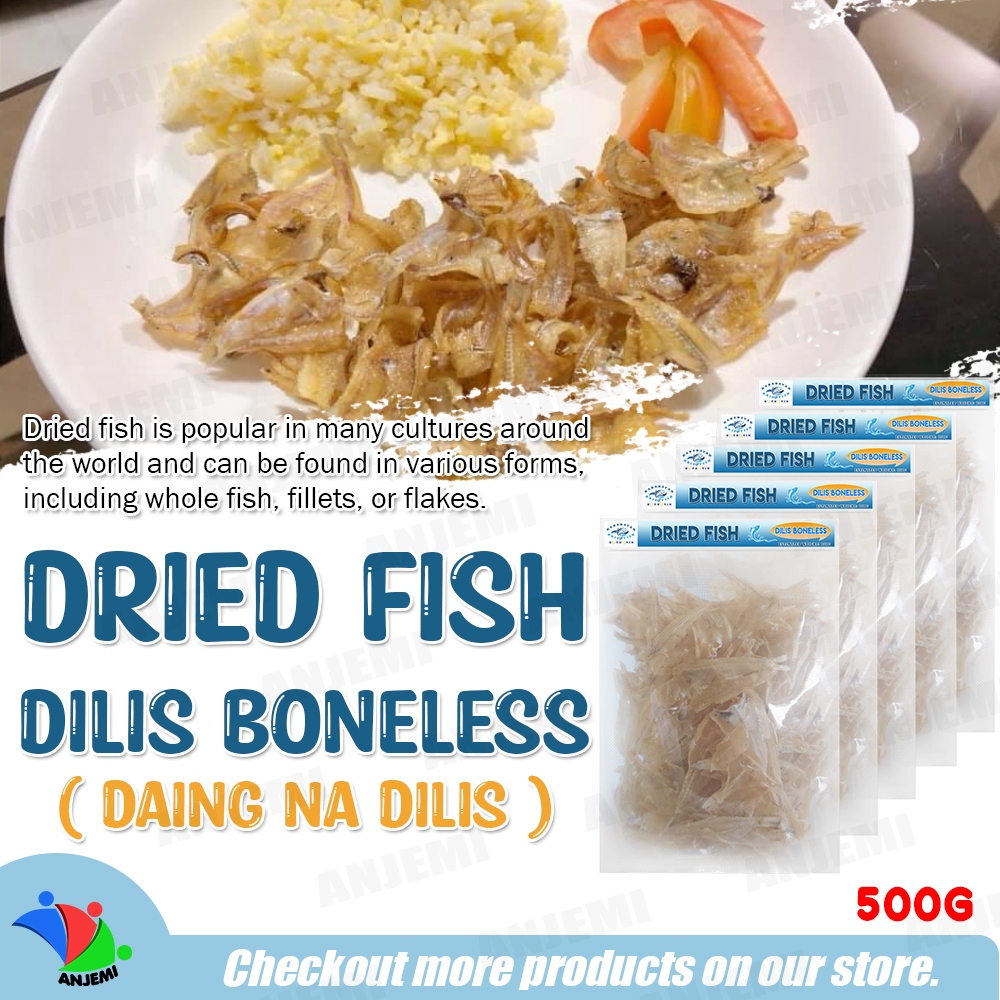 Dried Fish Dilis Boneless 500g/1kg Dried Anchovies / Gourmet Dried Fish ...