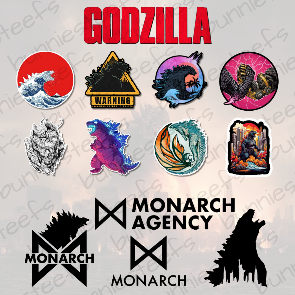 Godzilla Monarch Vinyl Sticker | Shopee Singapore