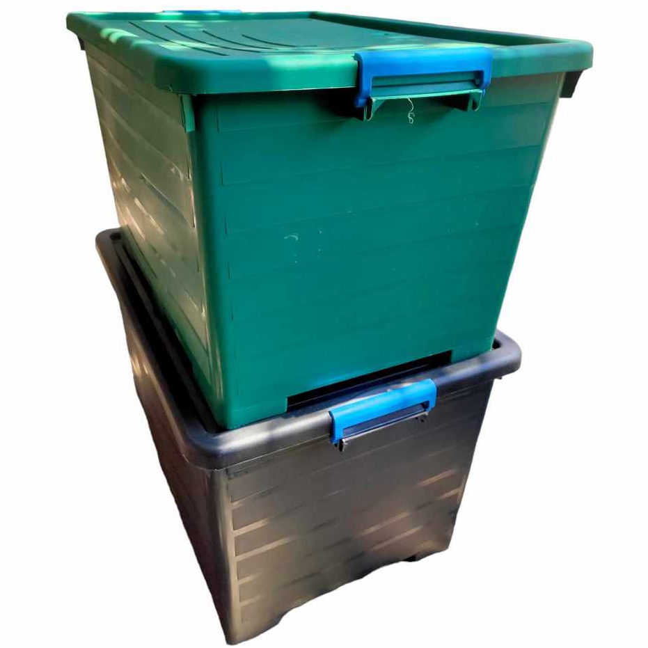 Storage Box 160L Storage Box HEAVY DUTY Storage box with wheels ( 056 ...