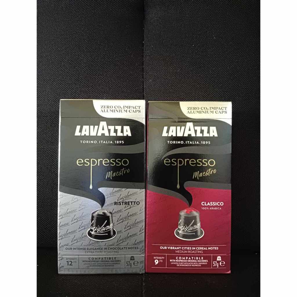 Lavazza espresso Nespresso compatible coffee capsules Maestro 12/13 ...