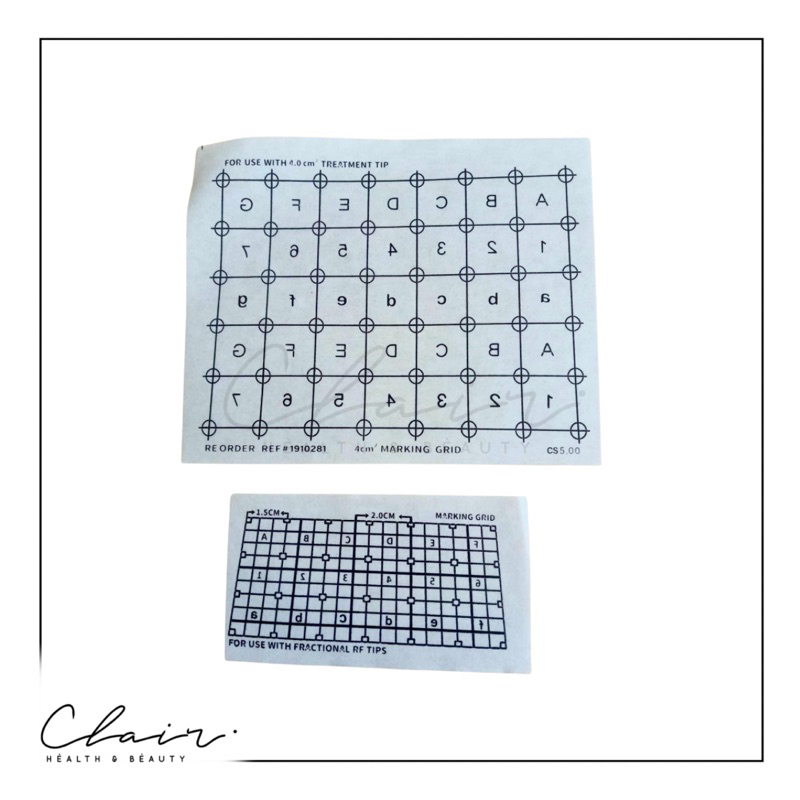 Thermage Grid Paper (For Face & eyes) | Shopee Singapore