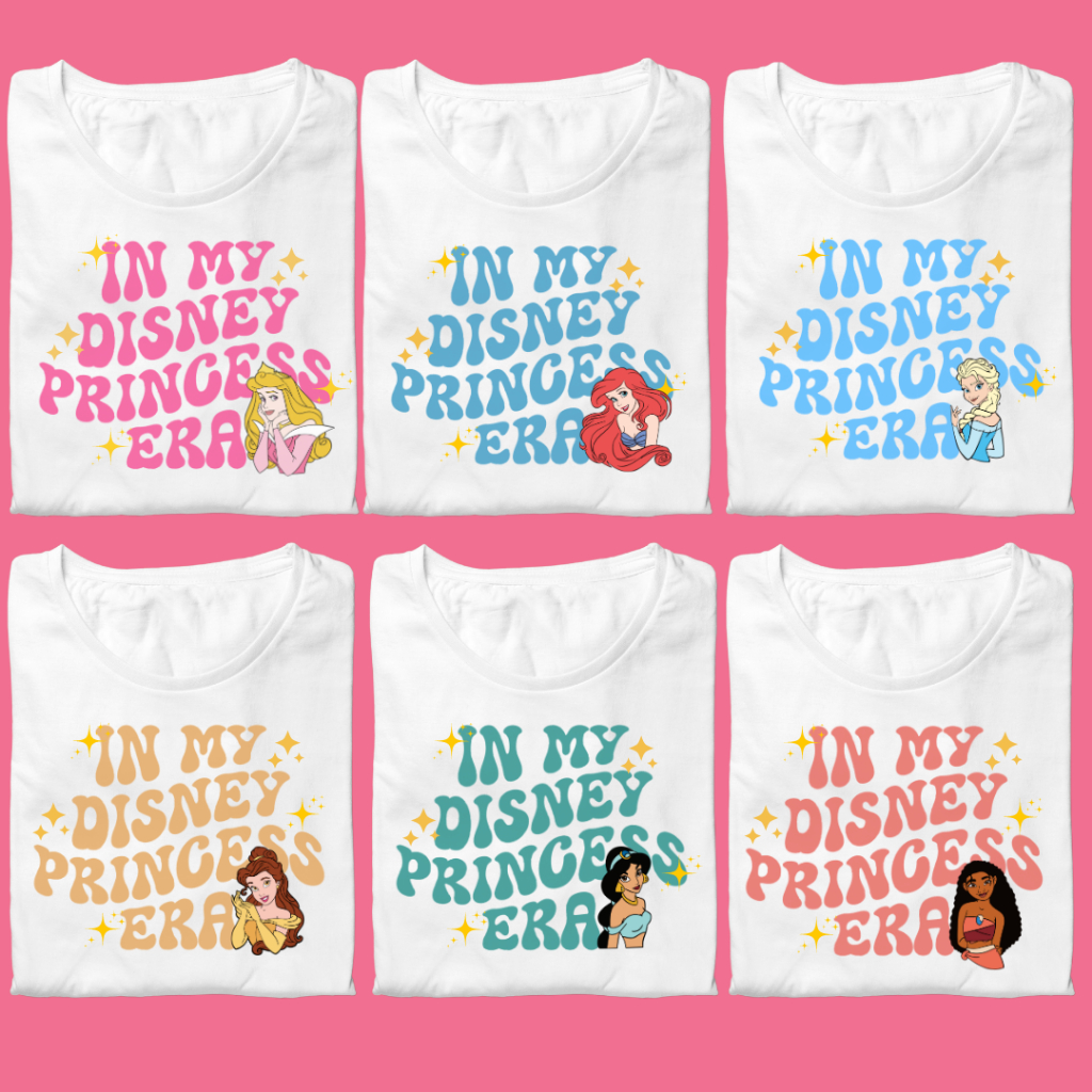 Disney Princess Sublimation, Tshirt T-shirt shirt disneyland, elsa ...