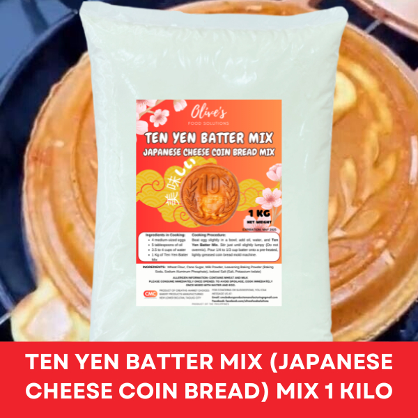 Ten Yen batter Mix (Japanese Cheese Coin Bread) - 1 Kilo | Shopee Singapore