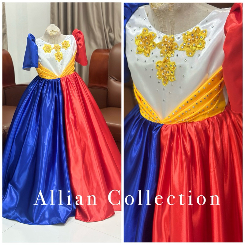 Philippine Flag Costume for Filipiniana Attire | Shopee Singapore