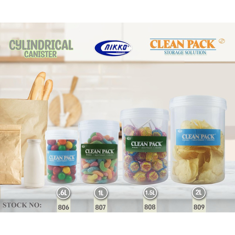 Nikko Clean Pack Multi Purpose Cylindrical Canister | Shopee Singapore