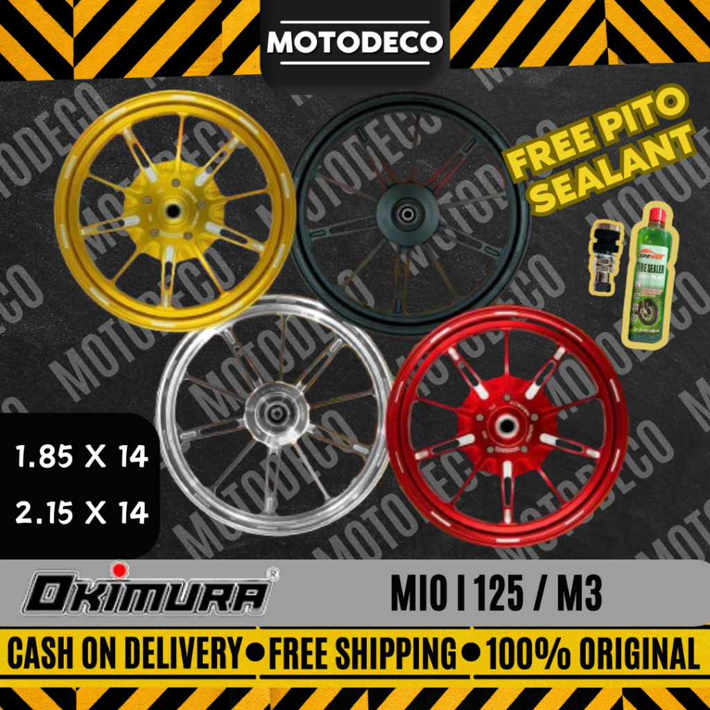 CNC MAGS FOR MIO I 125 / M3 ( NEW OKIMURA ) | Shopee Singapore