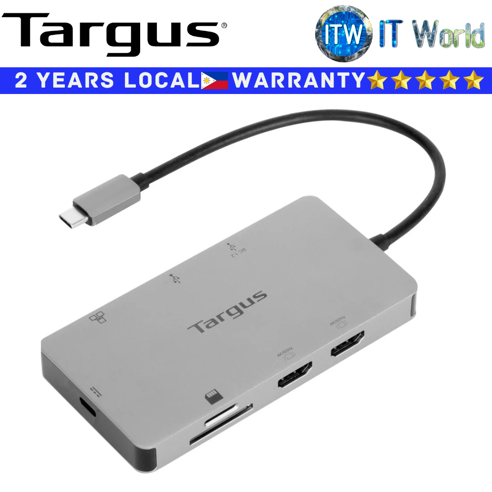 Itw | Targus USB Docking Station DOCK423 USB-C Dual HDMI 4K with 100W ...
