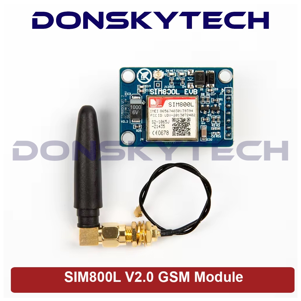 SIM800L V2.0 V2 5V Wireless GSM GPRS MODULE Quad-Band With Antenna ...