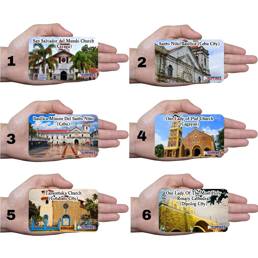 RUBBER REF MAGNET CHAPEL NEW LOCAL DESIGN (CARAGA,CEBU,CAGAYAN,COTABATO ...