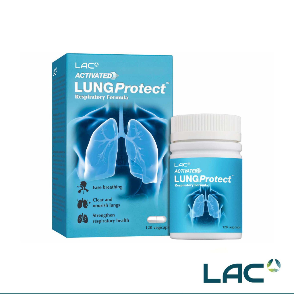 LAC Activated Lung Protect 120 Vegicaps (Consume within July 2027 ...