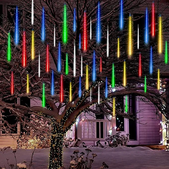 50cm/30cm/20cm Falling Star Or Drop Light LED Meteor Shower Rain ...