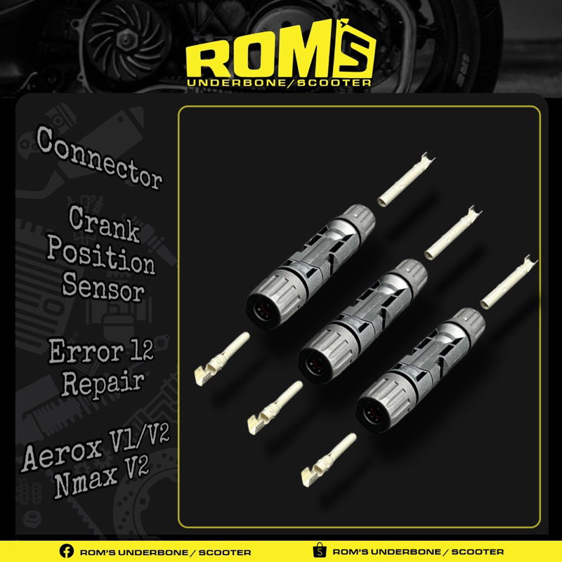 Error 12 Repair Connectors Waterproof Aerox V1 V1 / Nmax V2 | Shopee ...