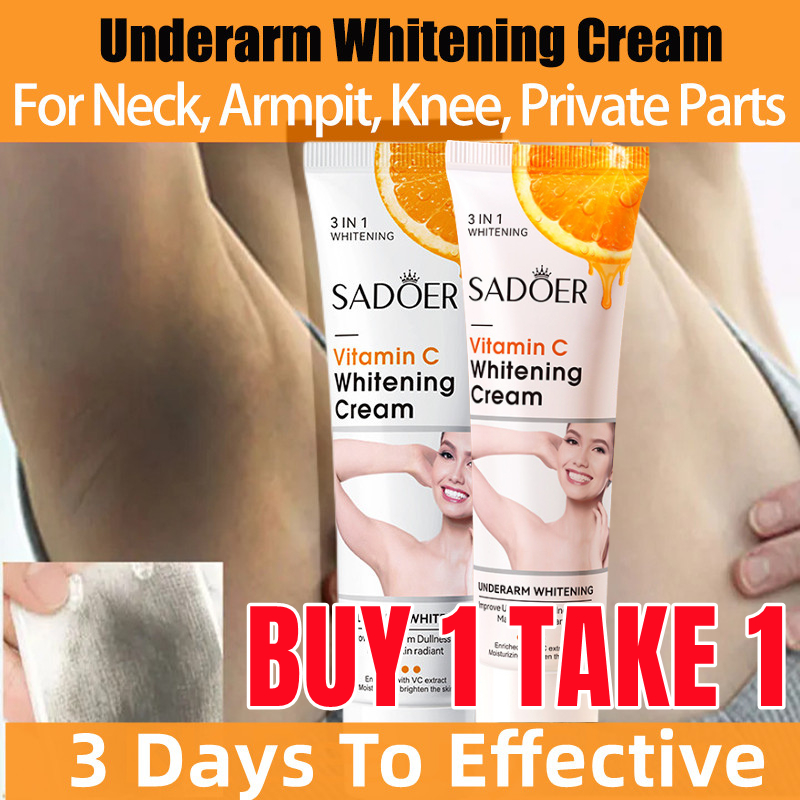 SADOER Underarm Whitening Bleaching Cream 50G Private Parts Armpit Whitening | Shopee Singapore