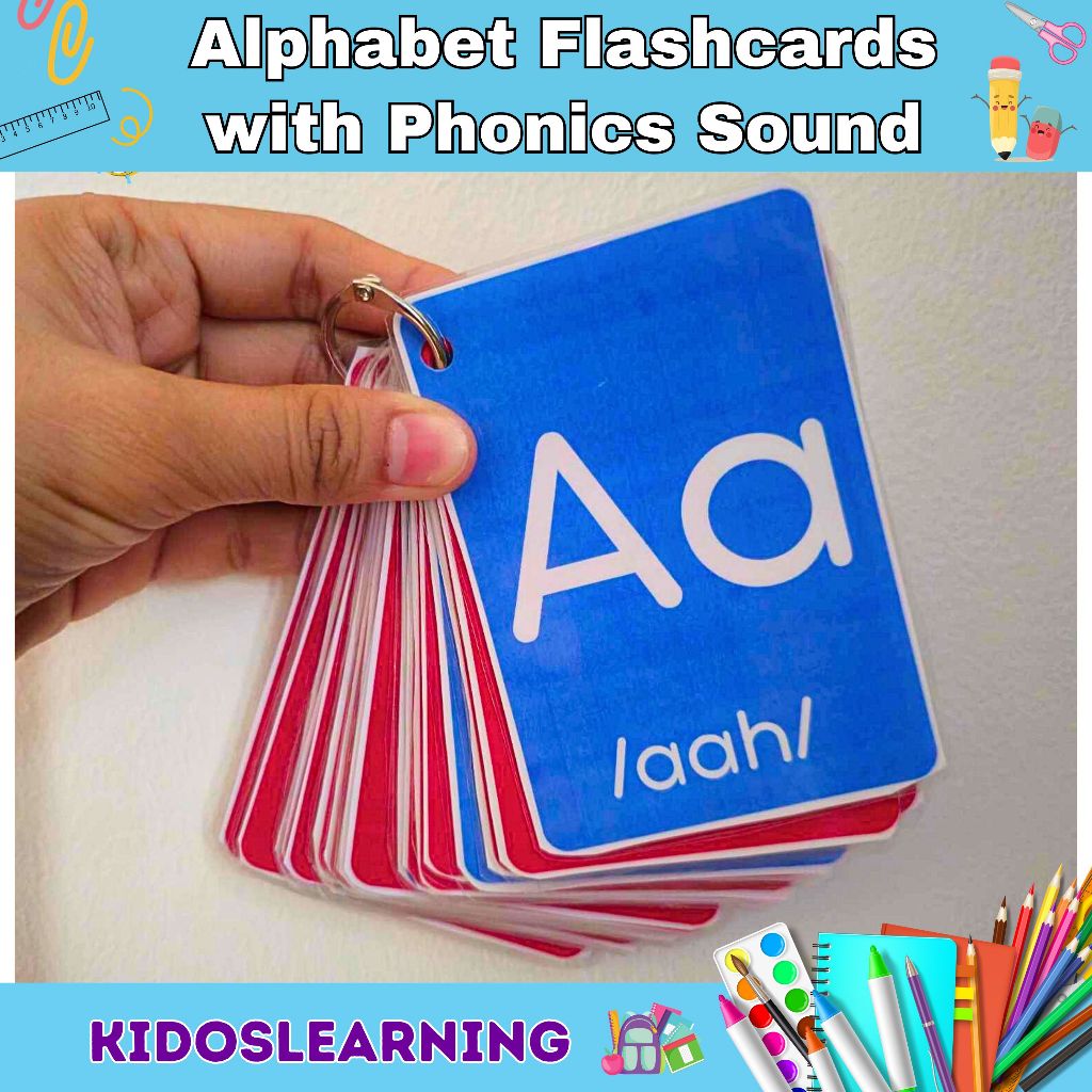 PHONICS ALPHABET FLASHCARDS | Shopee Singapore