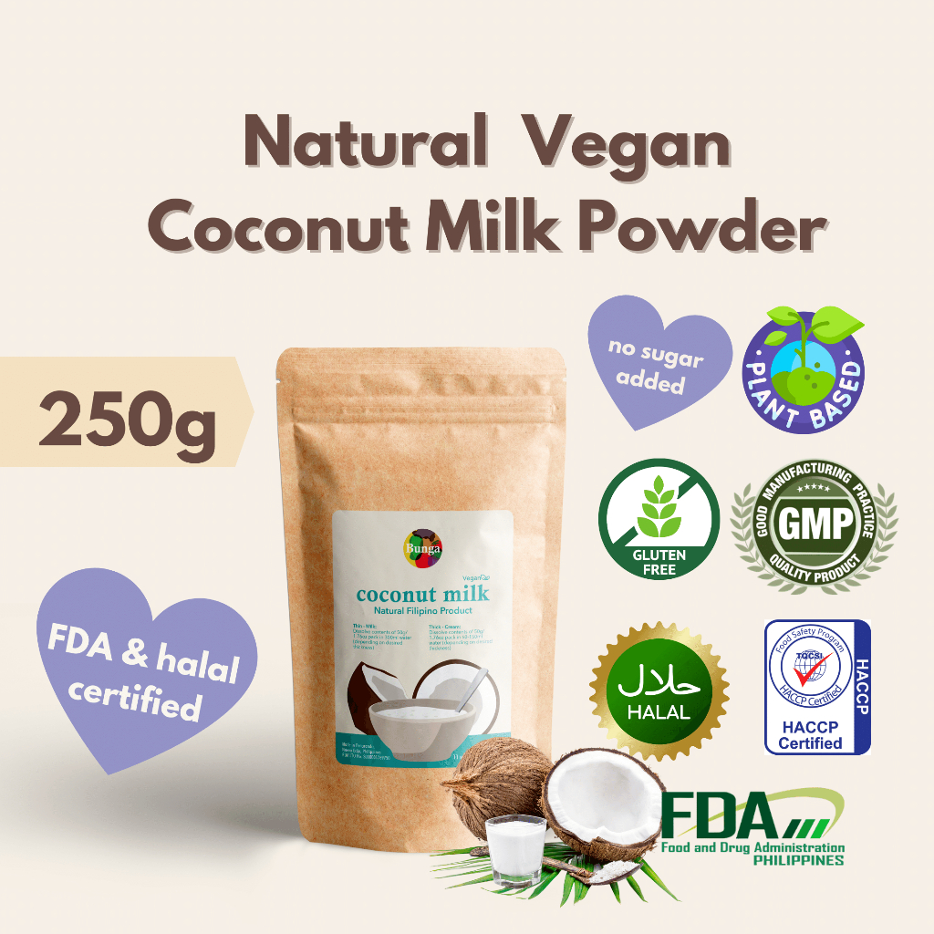 Natural Vegan Coconut Milk Powder (250g / 1kg) | Shopee Singapore