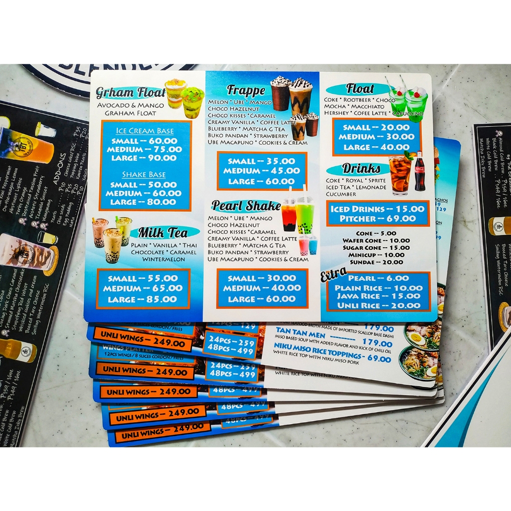 Sintra Board Printing Menu board Signage Logo board | Shopee Singapore