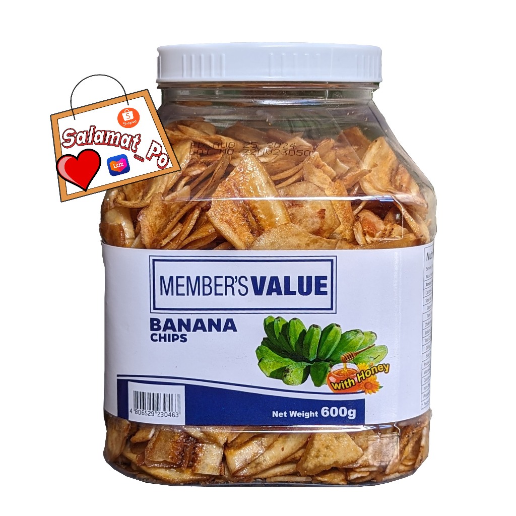 Member's Value Banana Chips 600g | Shopee Singapore