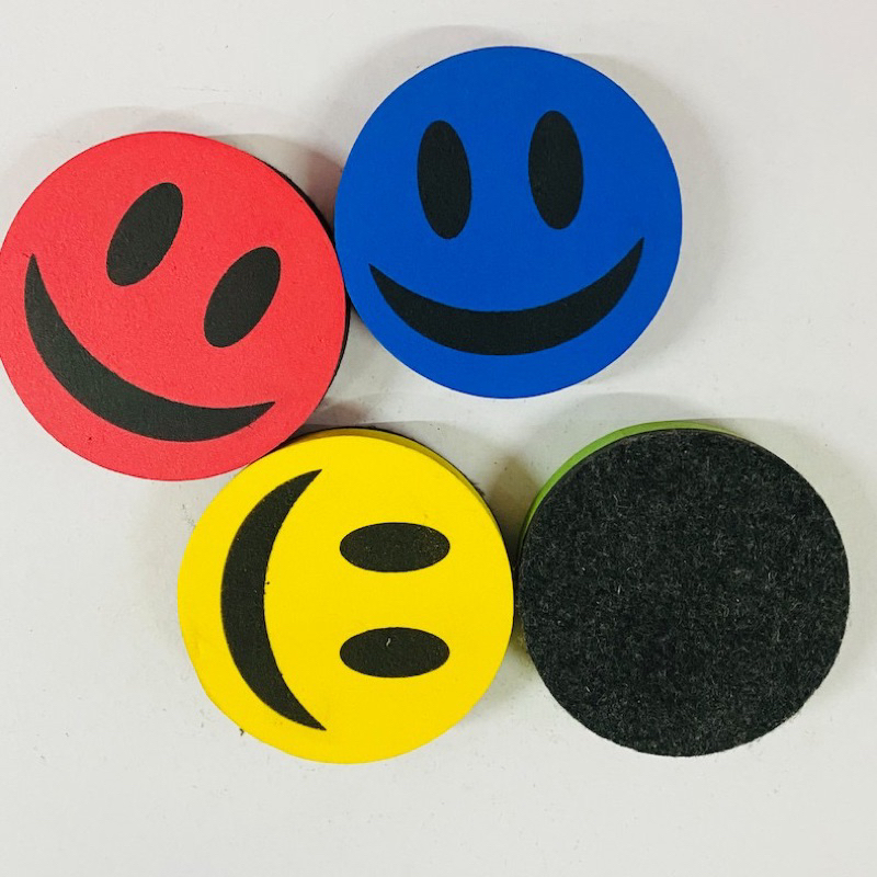 Smiley Whiteboard/ blackboard eraser (sold per piece) | Shopee Singapore