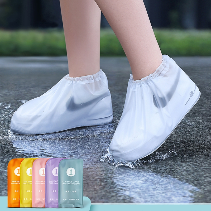 Rain Shoes Adult Thickened Waterproof And Anti Slip Disposable Foot ...