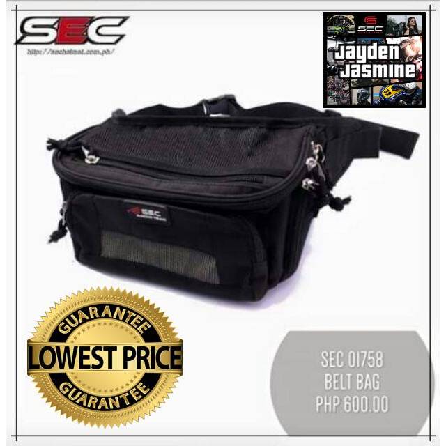 Sec belt bag with rain cover | Shopee Singapore