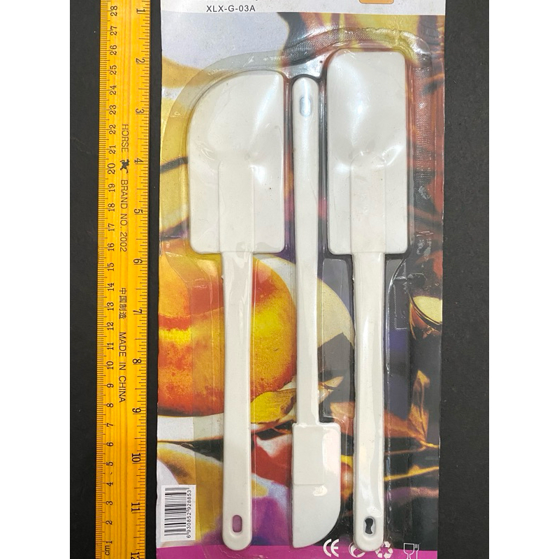 1 set (3 pcs) plastic spatula (different sizes) | Shopee Singapore