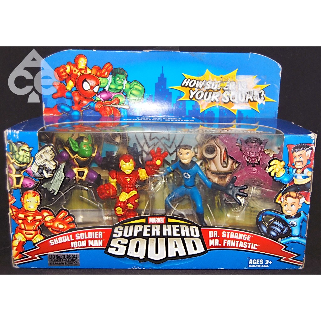 Marvel Superhero Squad SECRET INVASION BEGINS Boxset (Mr. Fantastc, Dr ...