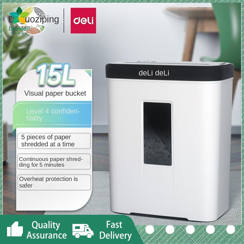 Deli A4 Automatic Paper Shredder 80W Heavy Duty Shredder Machine ...