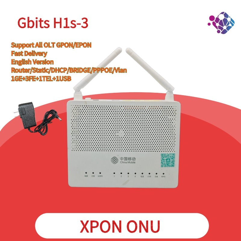 Used WIFI Modem Gbits H1s-3 XPON EPON GPON ONT OLT English Version ...