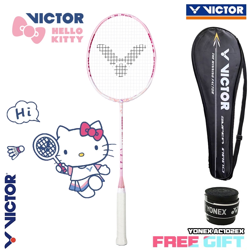 Victor x Hello Kitty badminton racket Single DriveX KT DX-KT (Bouquet ...