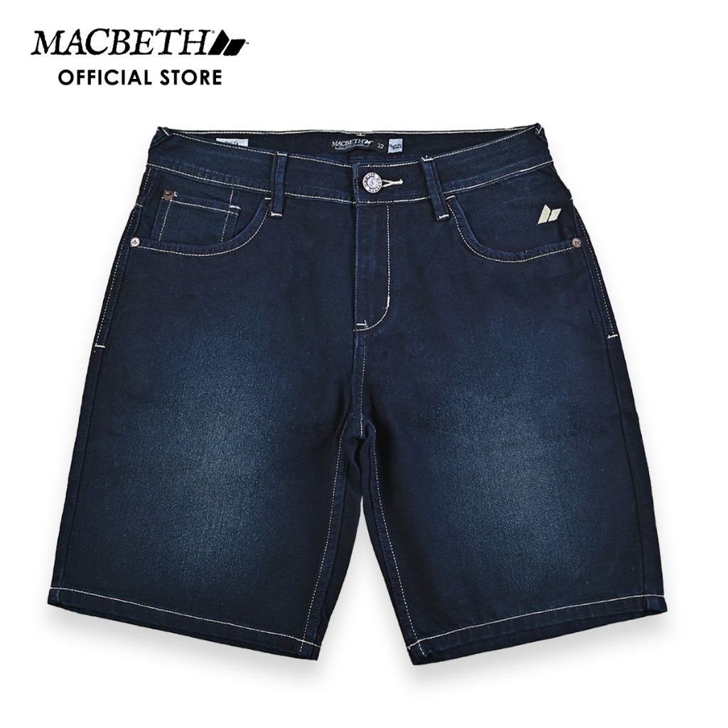 Macbeth Men's Denim Short " SLIM TAPPERED SHORT " | Shopee Singapore