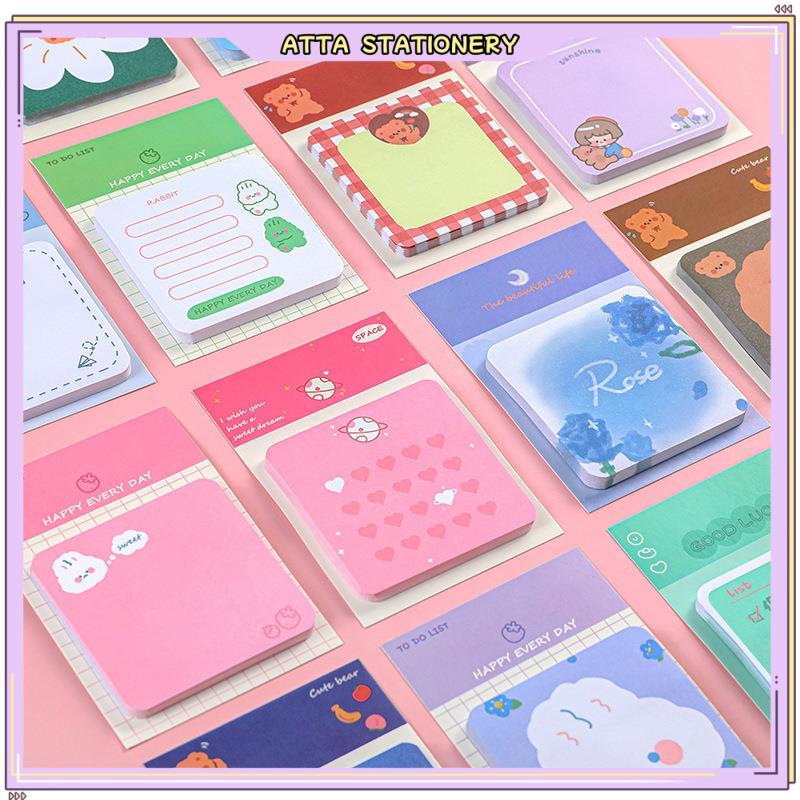 Portable Four Series Girl's Heart Sticky Notes 30 Sheets 7*7cm (Per ...