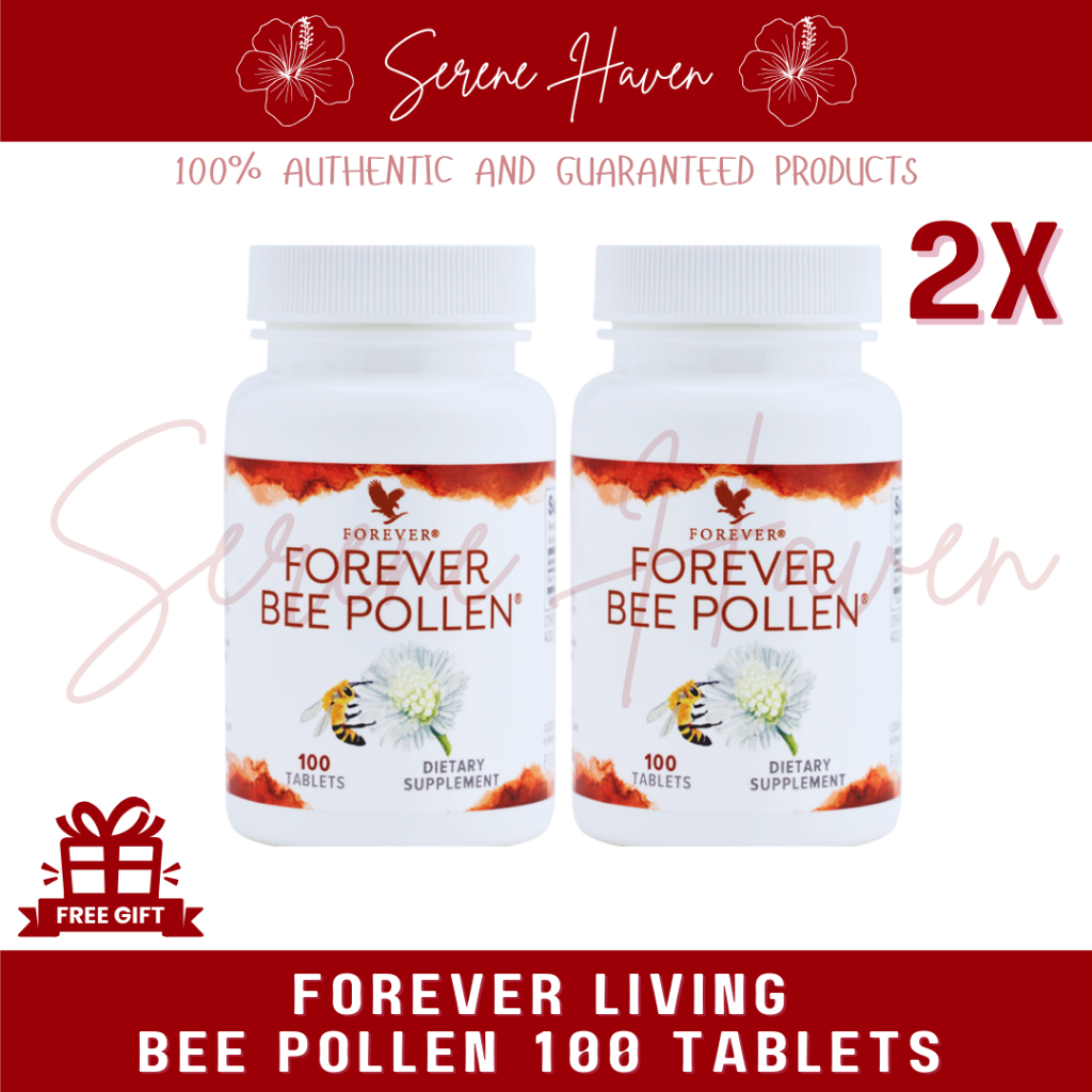 Forever Living - Forever Bee Pollen 100 tablets (2x Bottle) | Shopee ...