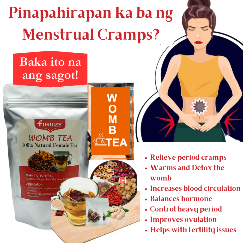 Detox Womb cleanser tea abnormal menstrual monthly period remove blood ...