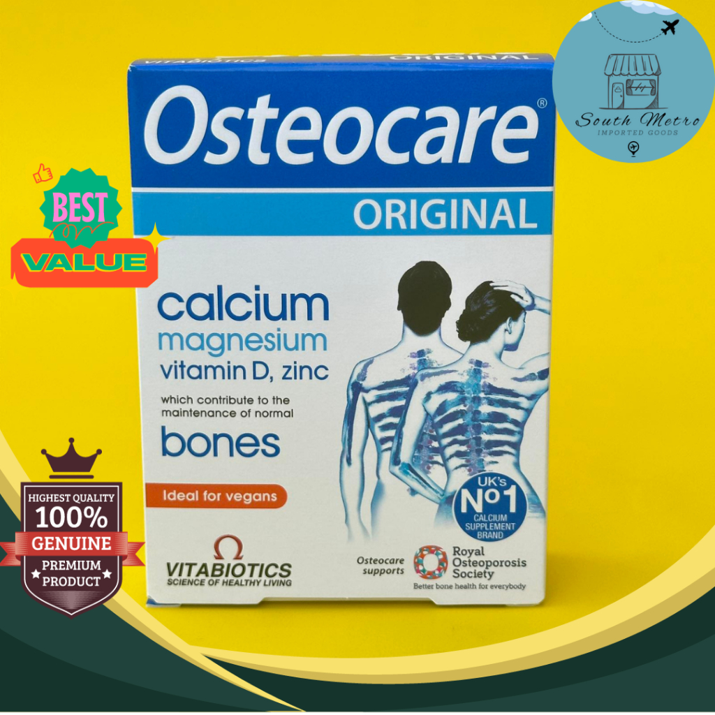 Osteocare - 30 Tablets (UK's No.1 Calcium Supplement Brand) | Shopee ...