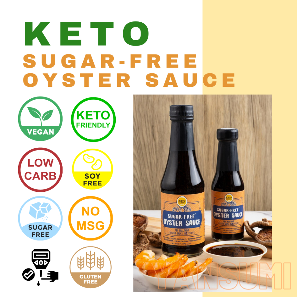 Keto Kusina Sugar-Free OYSTER SAUCE | Low Carb | Keto Friendly | No MSG ...