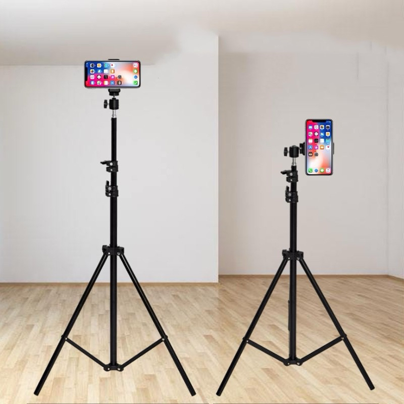 55/210CM Liftable Tripod Ring Light/Camera/Mobile Phone Portable Tripod Stand | Shopee Singapore