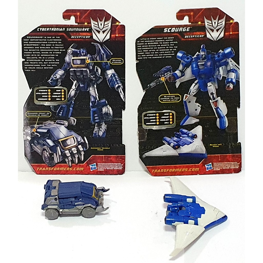 Transformers Generation 1-Cybertronian Soundwave 2-Scourge Deluxe Class ...