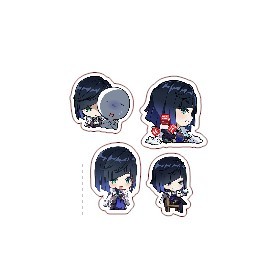 4pc/order Genshin Impact Yelan Set B Emoji Waterproof Sticker Matte ...
