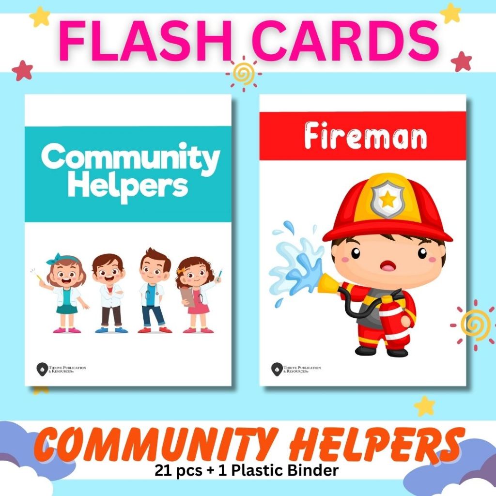 3R Community Helpers Flash Cards for Kids Educational Learning Flash ...