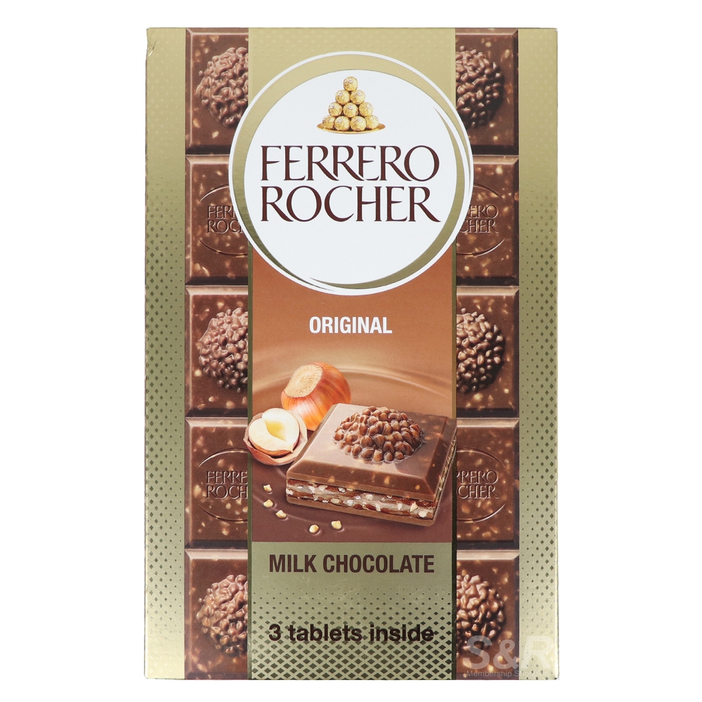 Ferrero Rocher Hazelnut Milk Chocolate 3x90g | Shopee Singapore