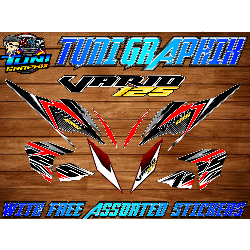 Honda Click 125i V2 LC Vario Decals 2024 | Shopee Singapore