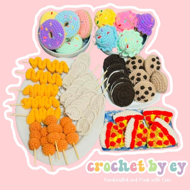 !! Crochet Food Keychain amigurumi | Shopee Singapore