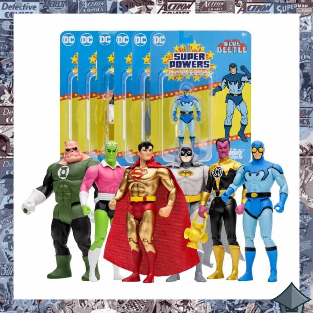 Wave 7 Super Powers McFarlane Toys | KILOWOG I BLUE BEETLE | BRAINIAC ...
