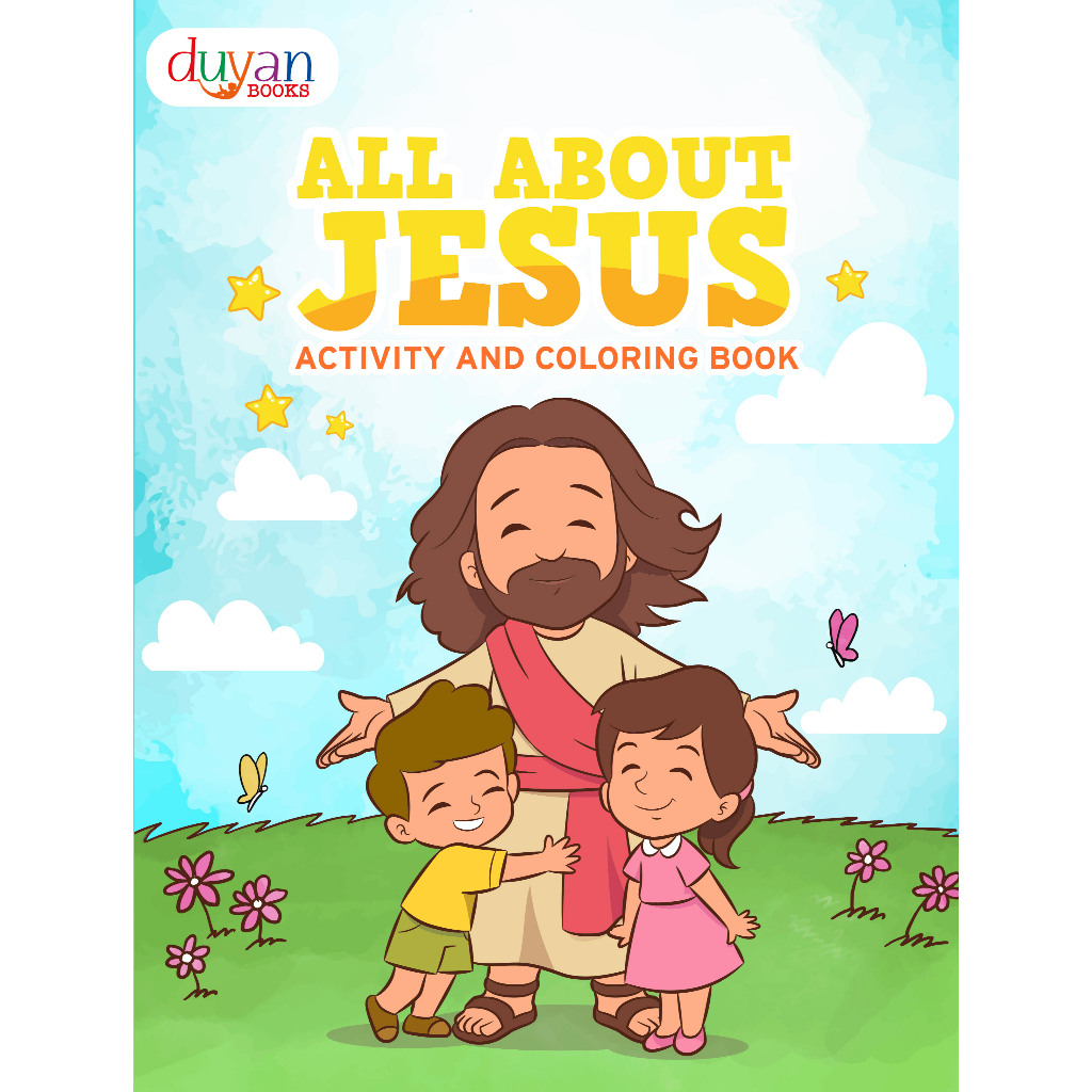 All About Jesus Activity And Coloring Book - Duyan Books | Shopee Singapore