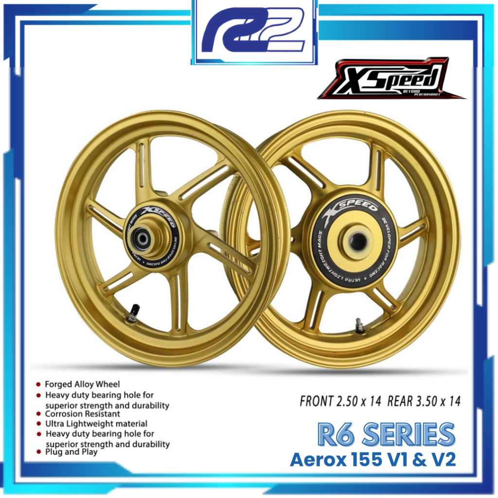 XSPEED R6 Series for Aerox 2.50 x 14 / 3.50 x 14 | ROAD RUNNER RACING ...
