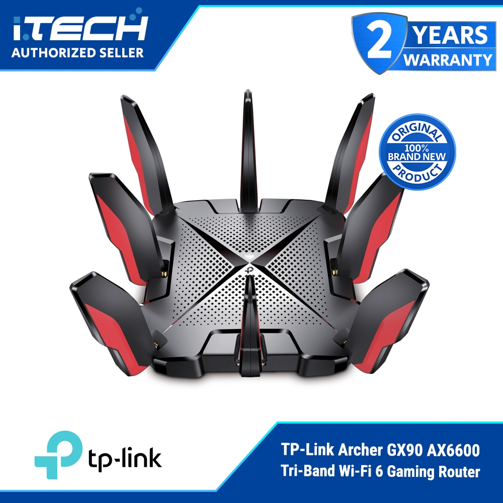 TP-Link Archer GX90 AX6600 Tri-Band Wi-Fi 6 Gaming Router | Shopee Singapore