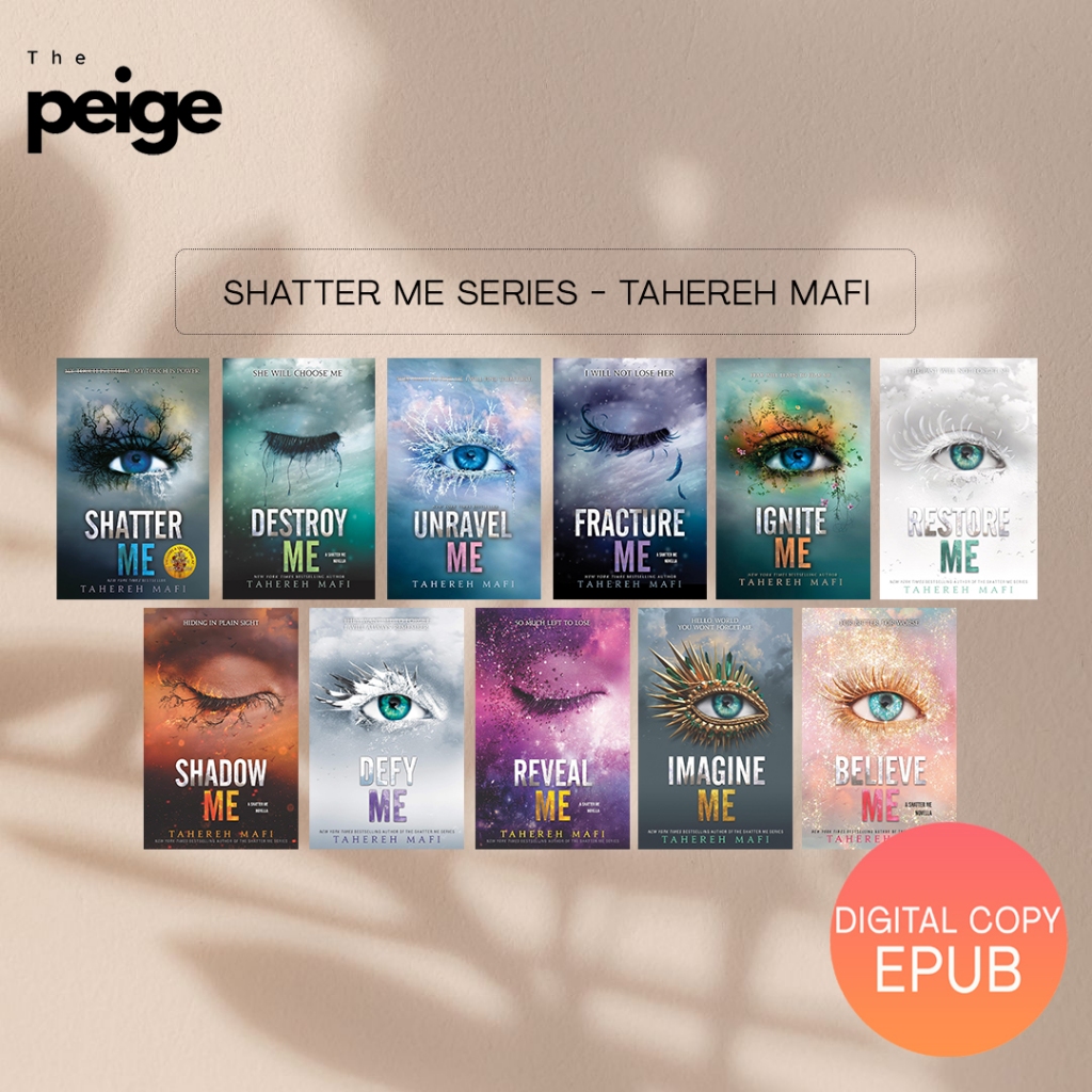 Take All Shatter Me Book Series - Tahereh Mafi - Destroy Me, Unravel Me ...