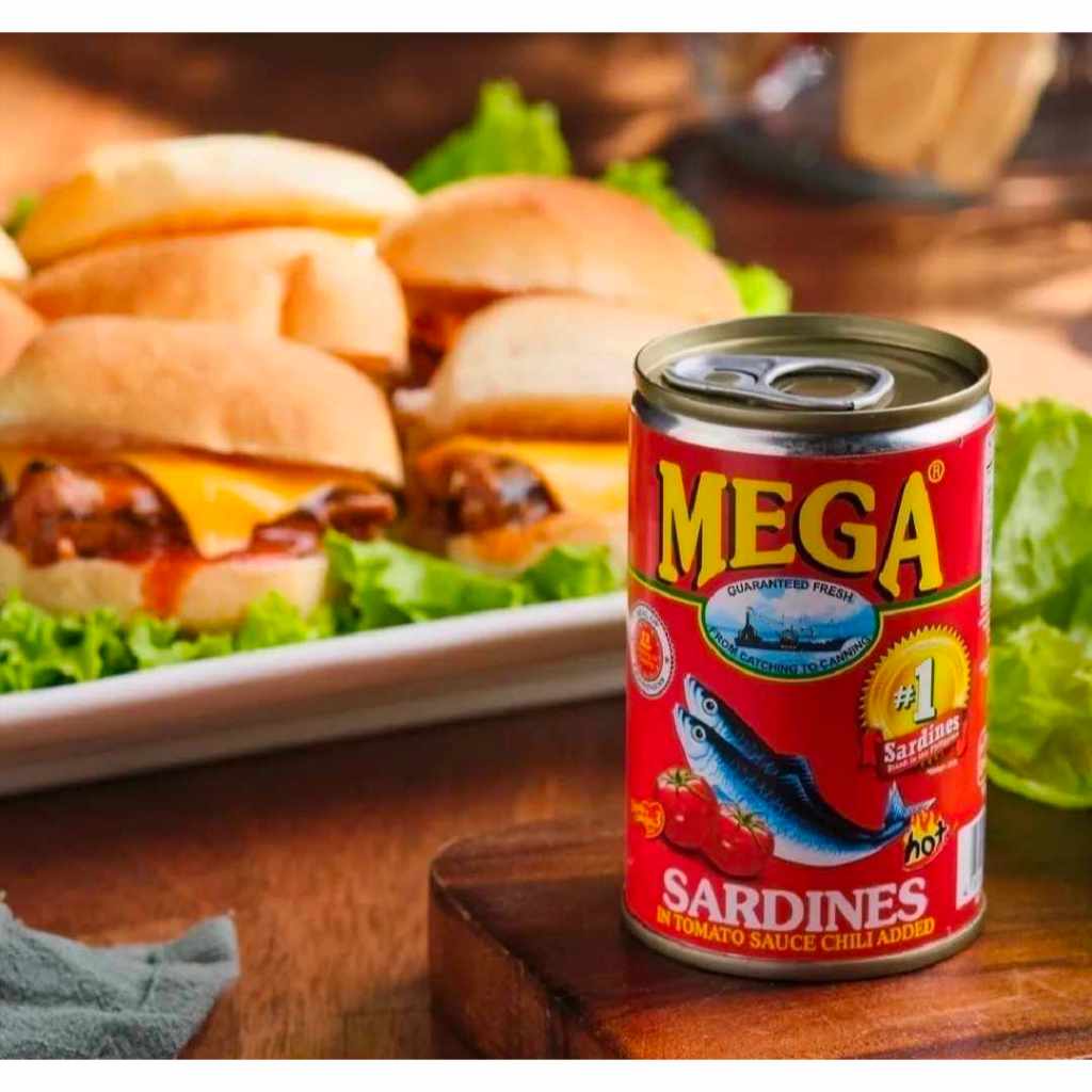 Mega Sardines in Tomato Sause with Spicy 155gx100 (100pcs) | Shopee ...